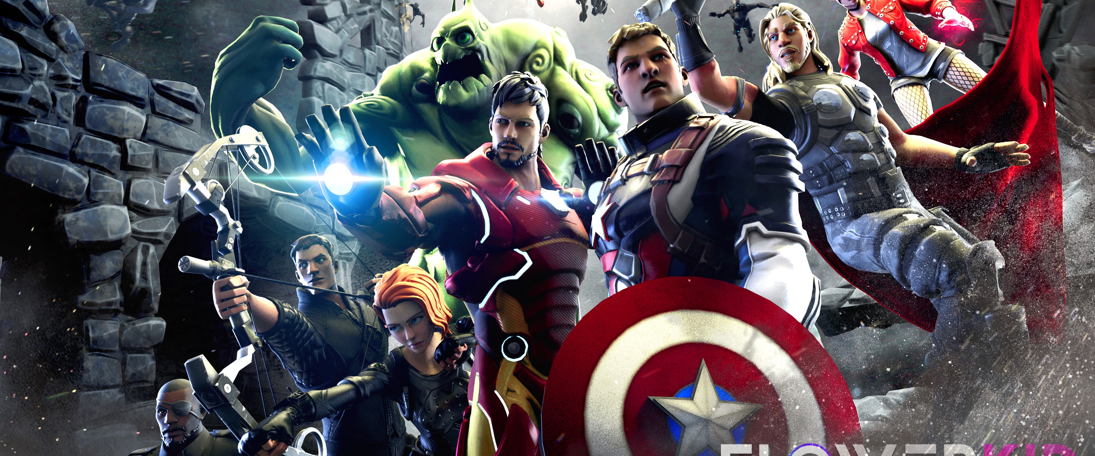 Fortnite, Avengers, 4K, #182 Wallpaper PC Desktop