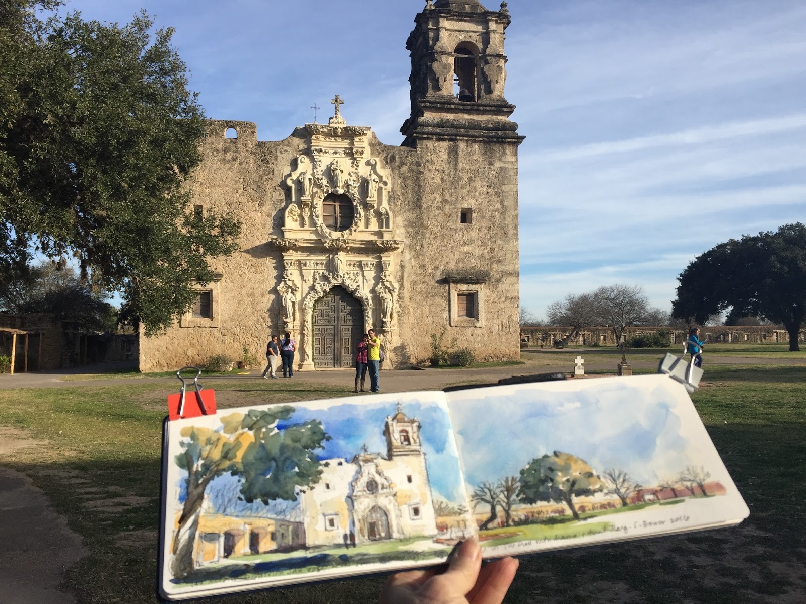 Drawing Perspectives: Three Afternoon Sketches in Texas