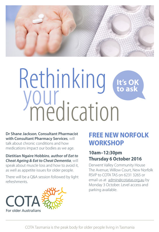 Medication in focus at workshop - New Norfolk News