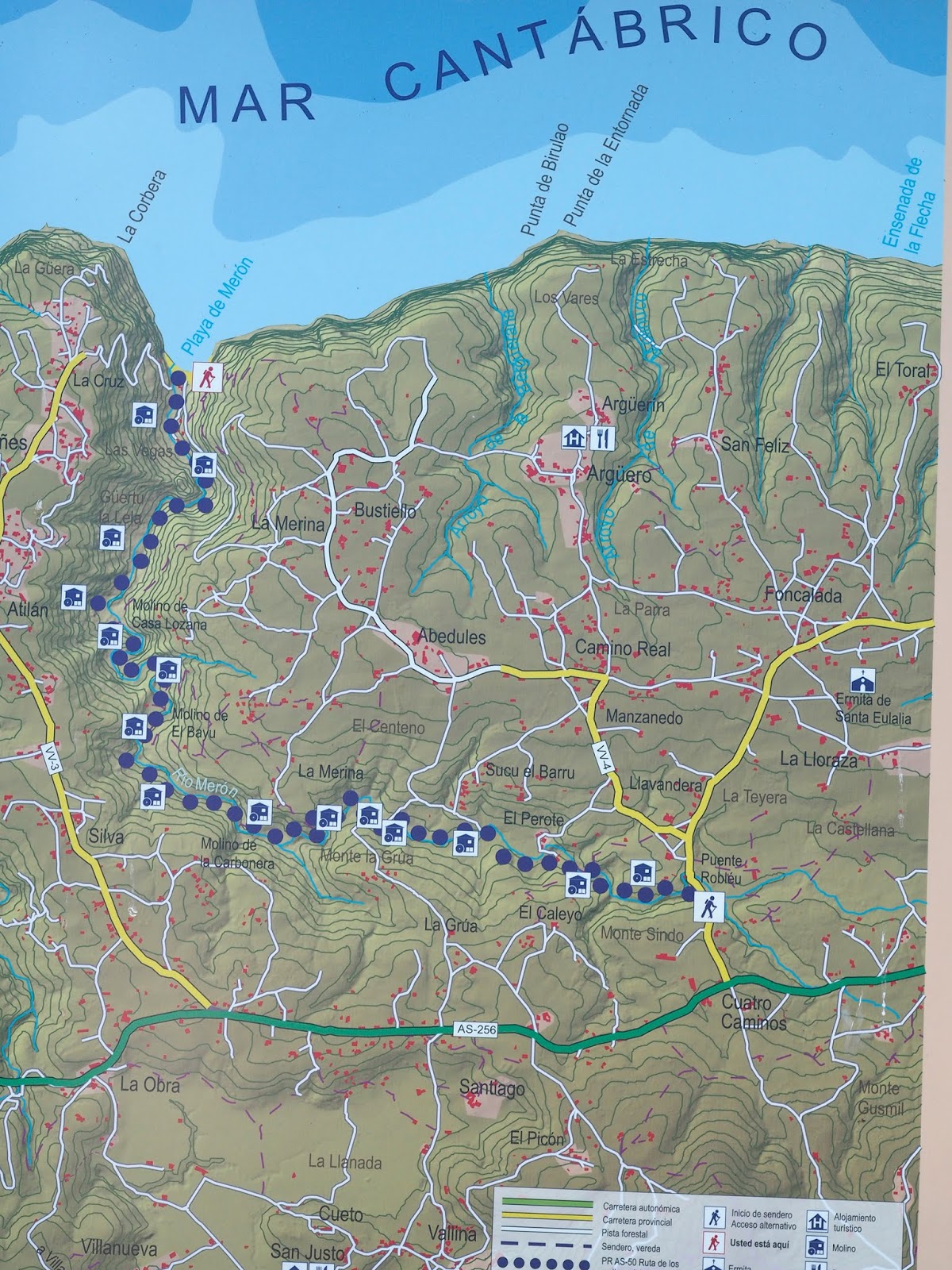 naturaleza en La Villa: Ruta de los molinos del río Merón