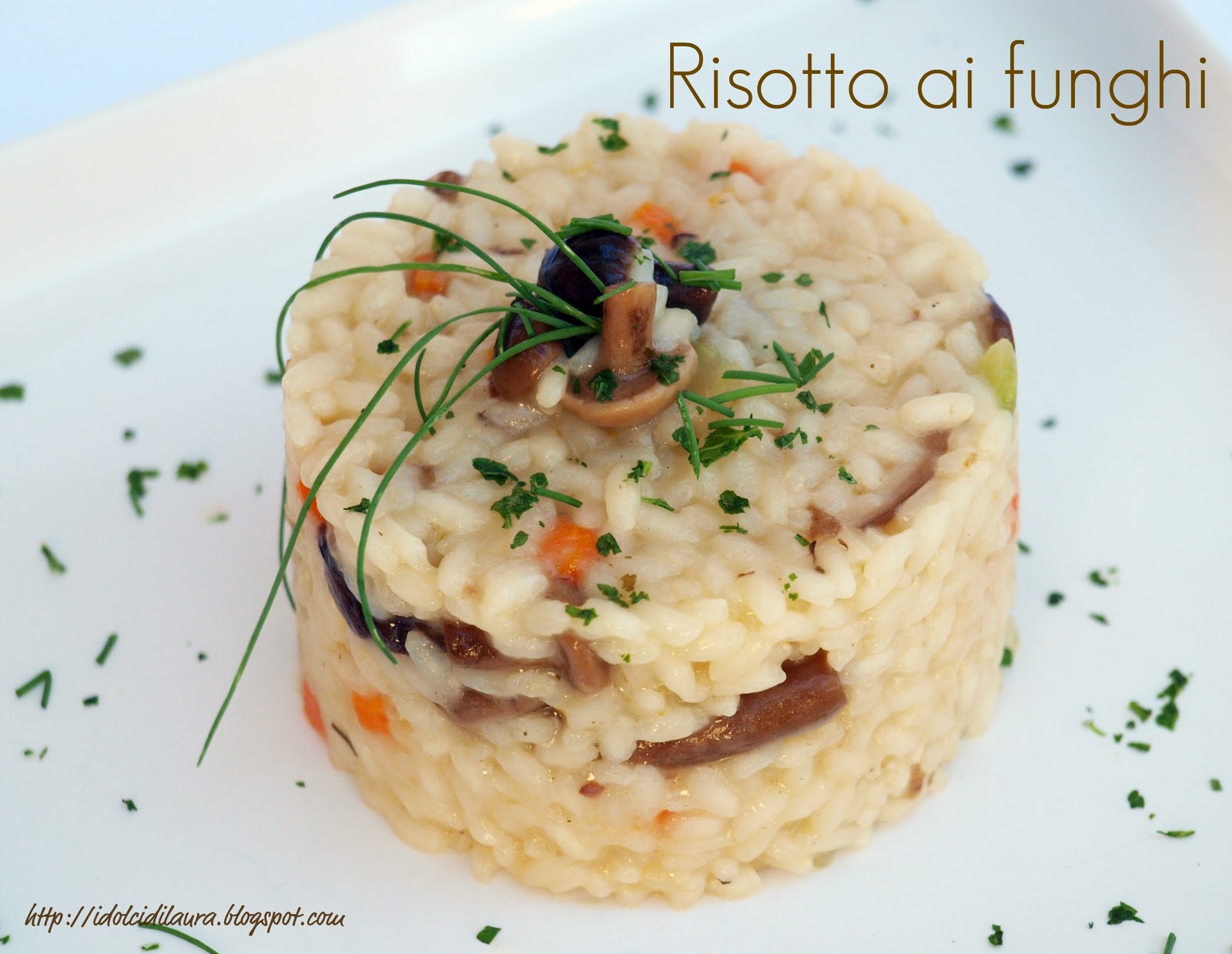 i dolci di laura: risotto ai funghi