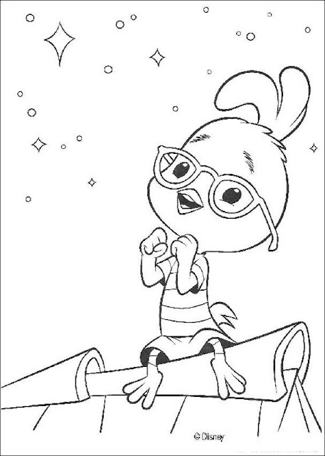Chicken Little Coloring Pages - 5