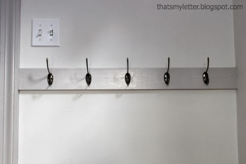 How to Install Mudroom Hooks - Jaime Costiglio