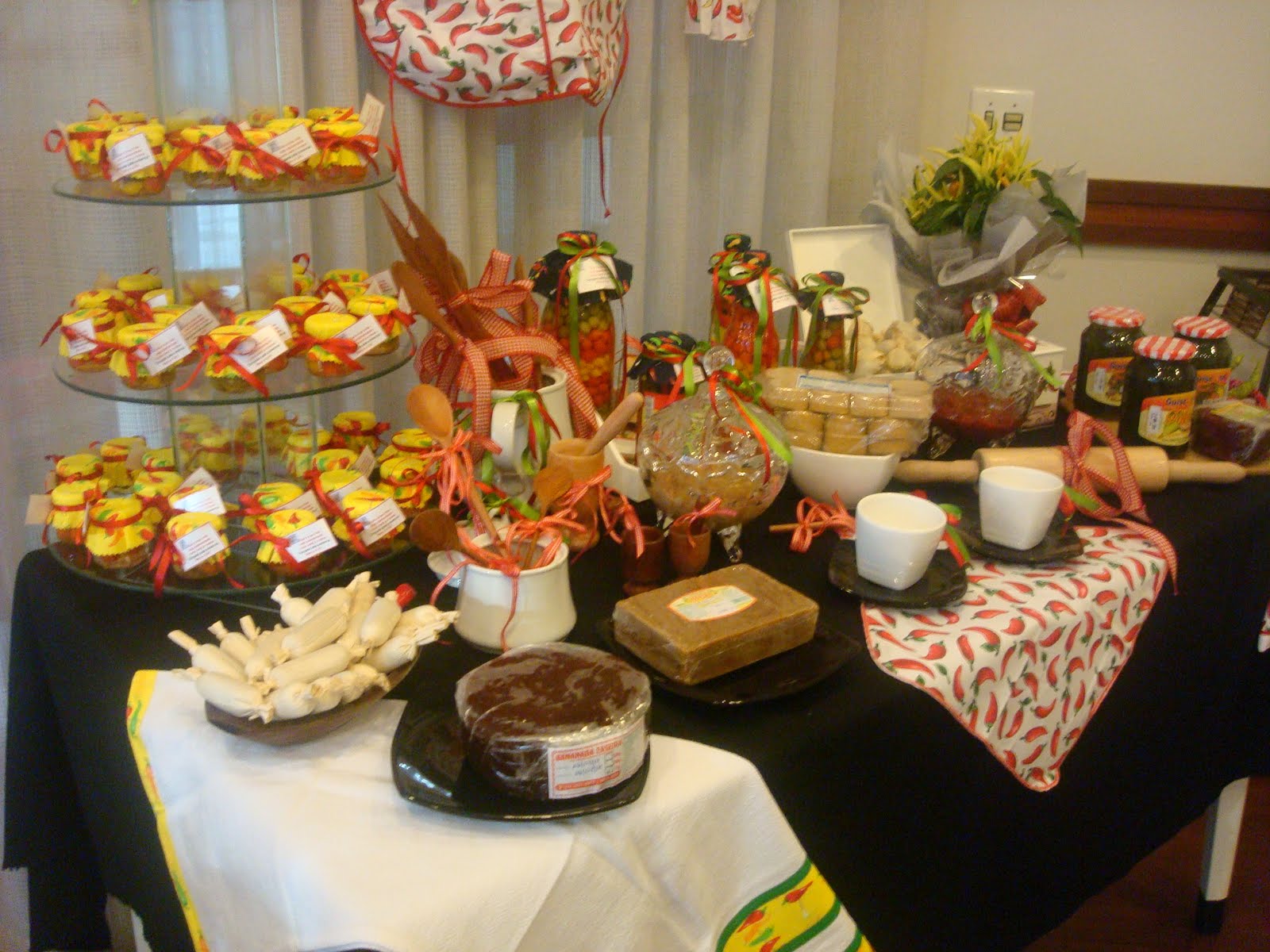 Vanessa Romão Gastronomia e Festas: Chá Bar - Tema Pimentas