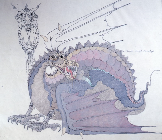 Drawn to Imagination: The Flight of Dragons