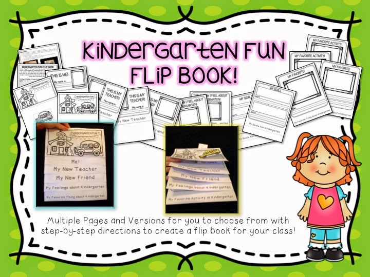 Back to School Flip Books - Read K2nd - A Spoonful of Learning