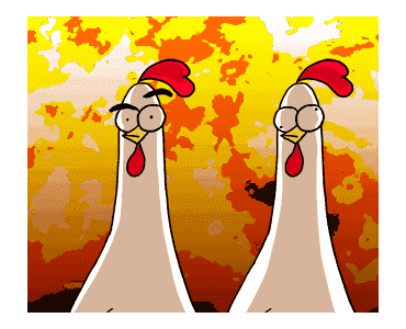 LINE Creators' Stickers - Chicken Bro 11 Example with GIF Animation