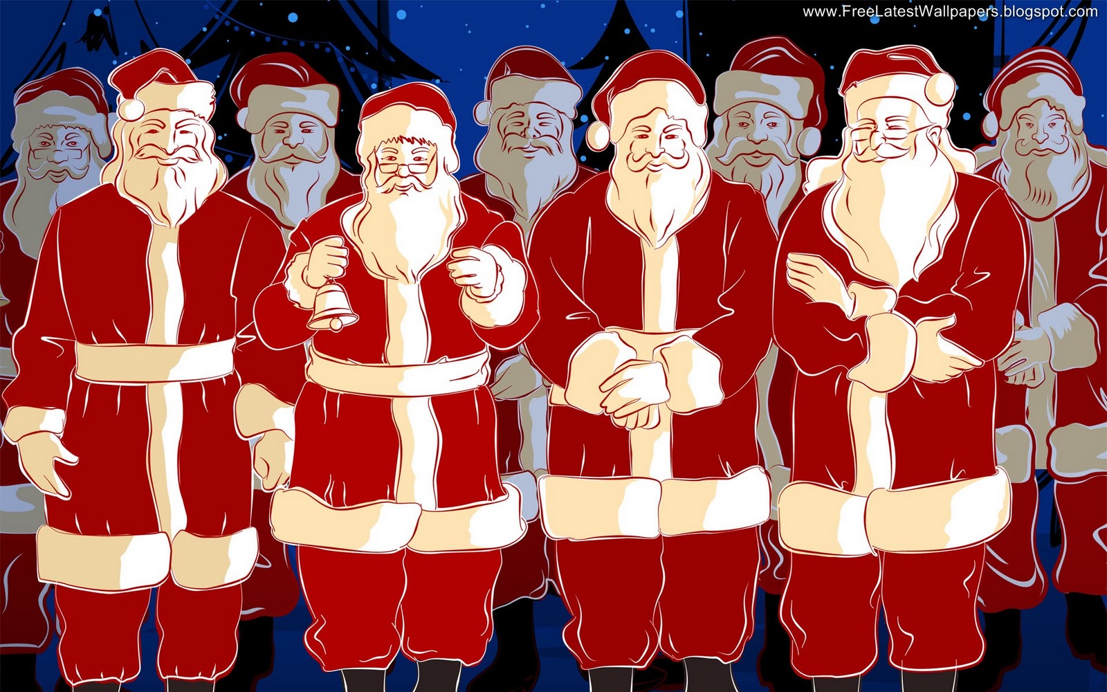 Free Wallpaper: Santa Claus Wallpaper - Santa Claus Belletrist And ...