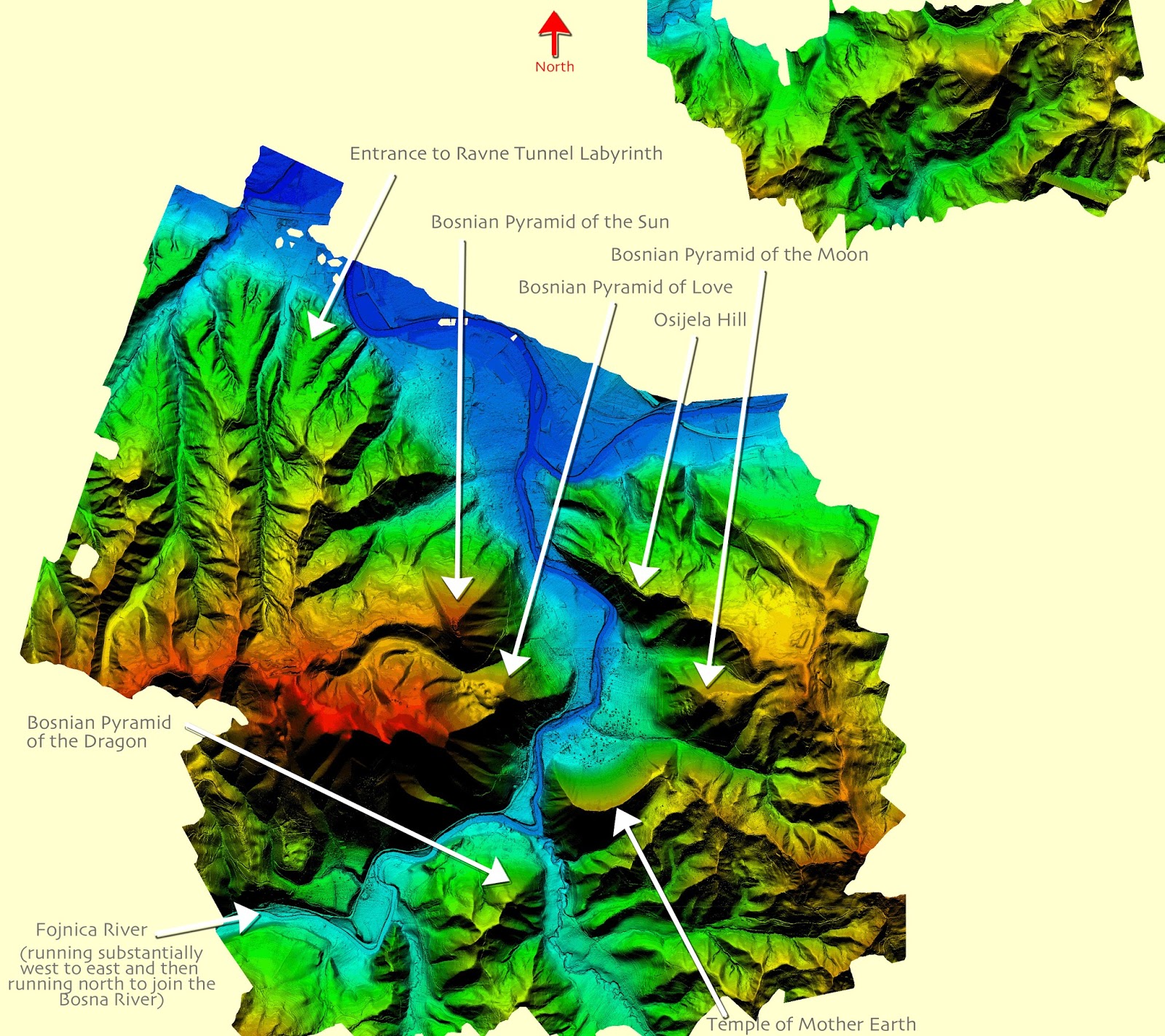 An American in Bosnia: New LIDAR Scan of the Bosnian Pyramid Complex ...