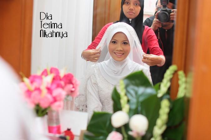 Dia Terima Nikahnya: Kompilasi Gambar Majlis Nikah