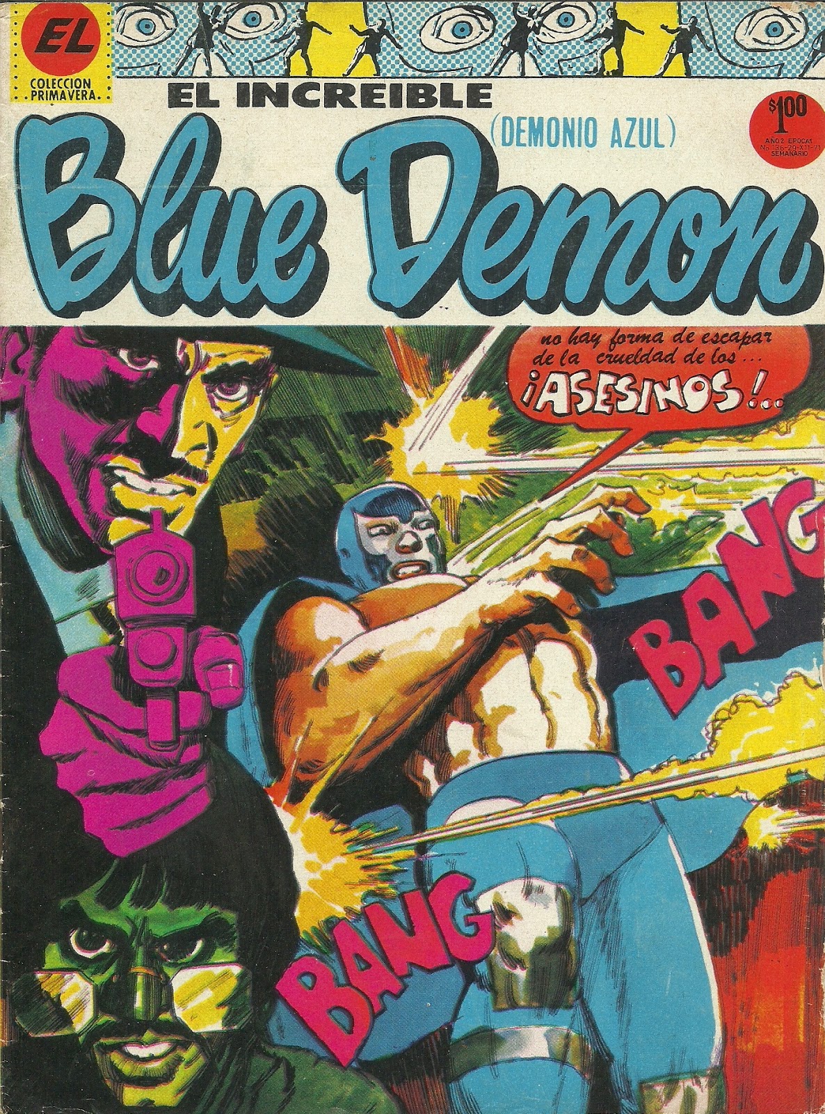 Elazotevenezolanoelblog: Blue Demon (Demonio Azul) No. 136 Epoca2 Año 2 ...