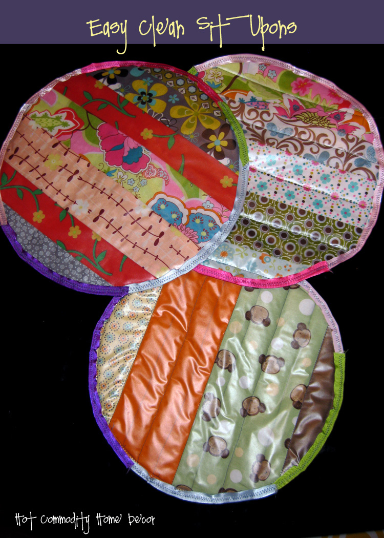 Hot Commodity Home Decor: Easy Clean Kids' Sit-Upon Tutorial