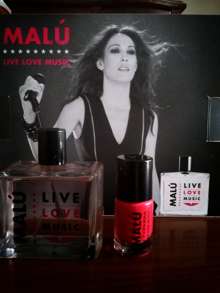 Malú en el universo de las fragancias con Live Love Music ~ cotibluemos