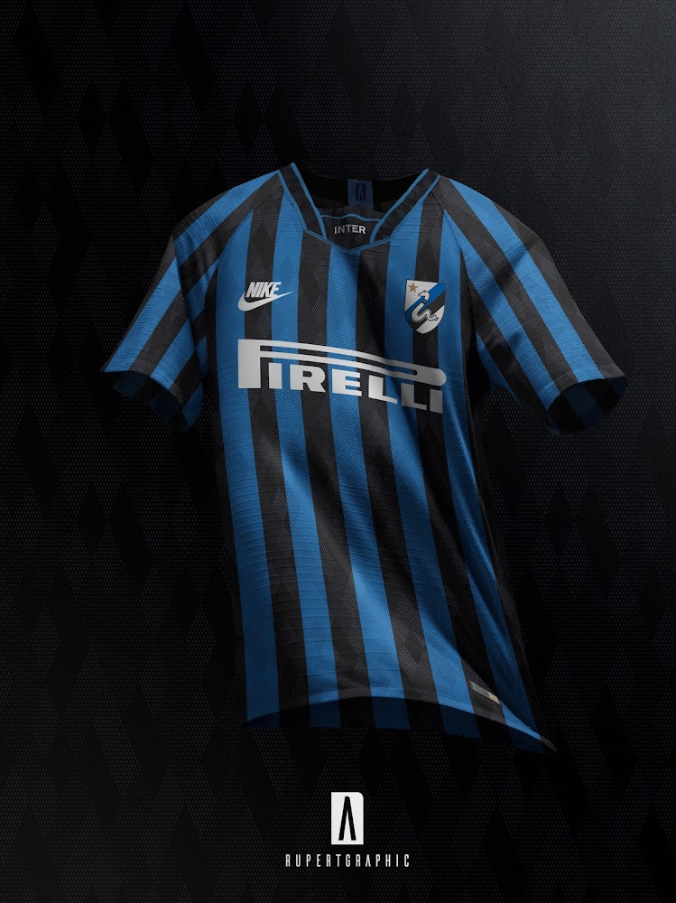 Stunning Nike Inter Milan 20-21 Home Kit Concept By Rupergraphic ...