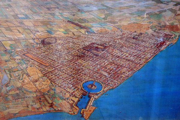 Old Maps, Expeditions and Explorations: Roman Carthage