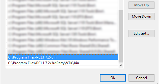 dominoc925: Set up Visual Studio to use the All-in-one Point Cloud Library PCL