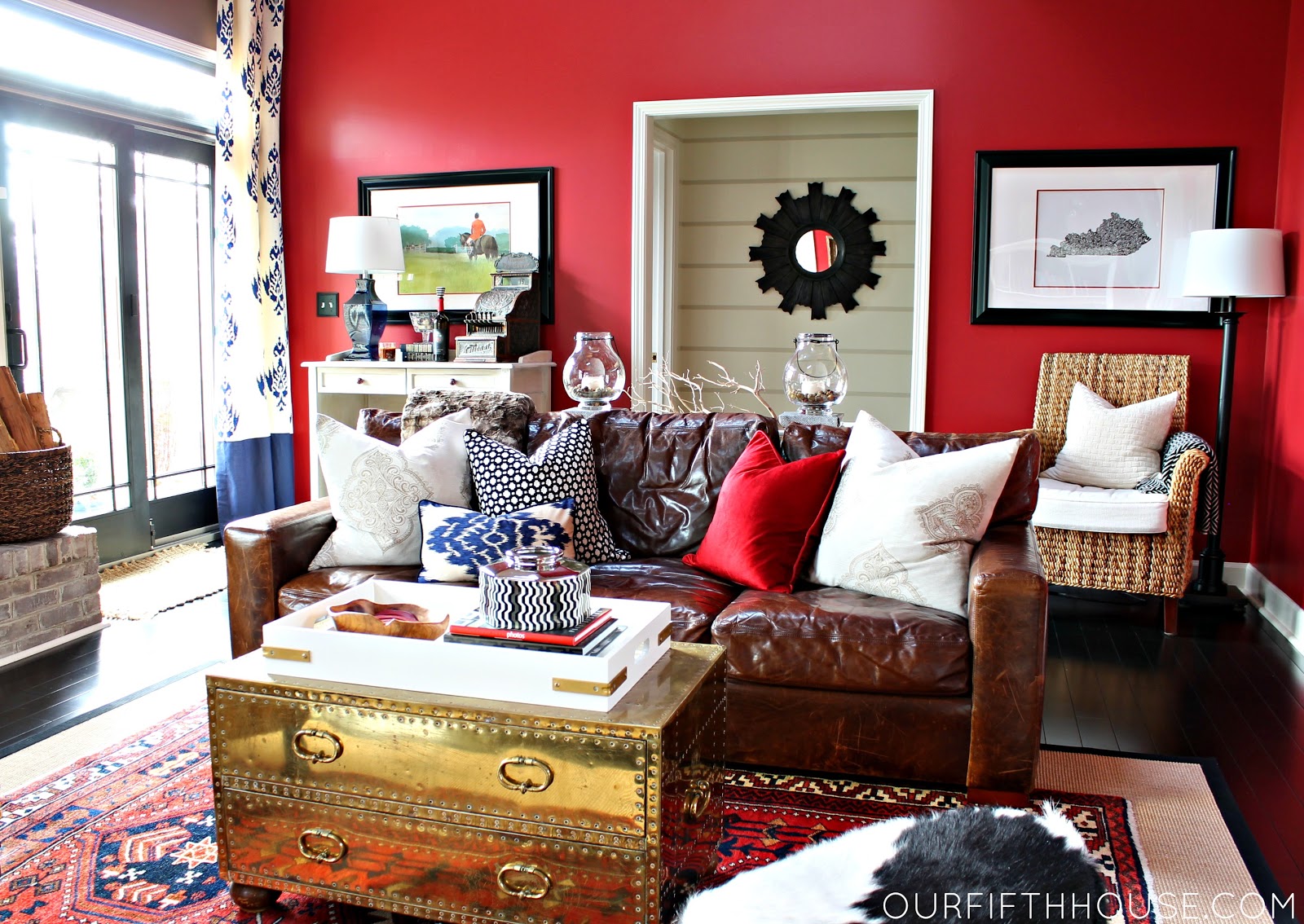 Striped Hallway DONE! - Our Fifth House