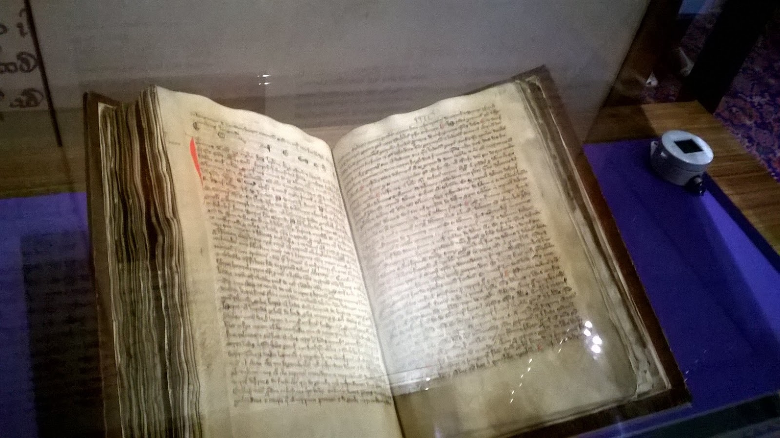 Magna Carta: see it in the original parchment it was (copied) on!!