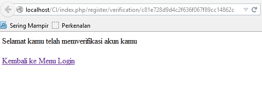 Tutorial CodeIgniter 8 - Membuat Verifikasi Email untuk proses Registrasi - Microtrafh Tutorial ...