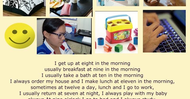 Activity 7. Technology Integration Task: ENTRADA 2. My daily routine