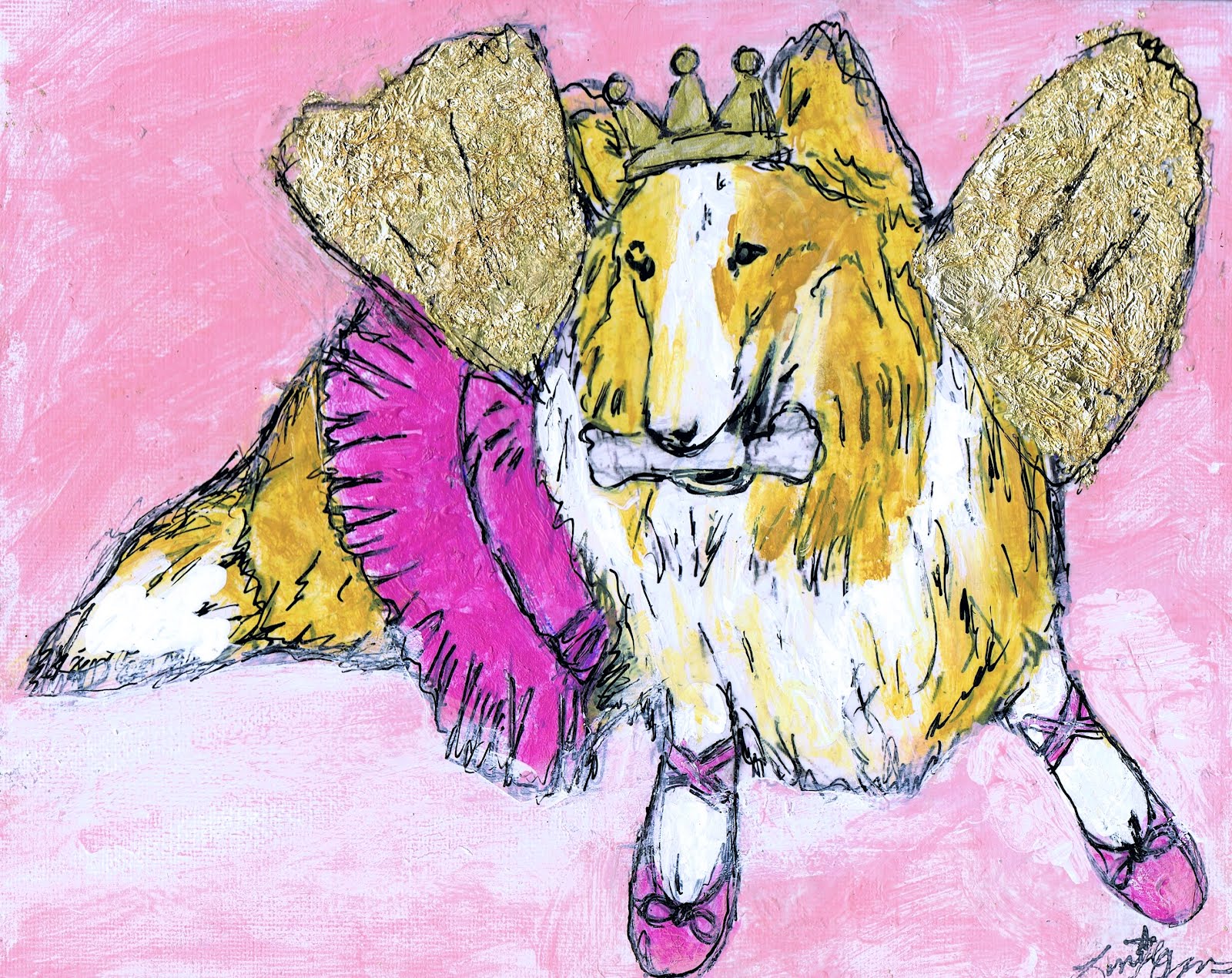 Joyful Art Lorrie Jonas Angel Dog Request joyful-art-lorrie-jonas-angel-dog-request