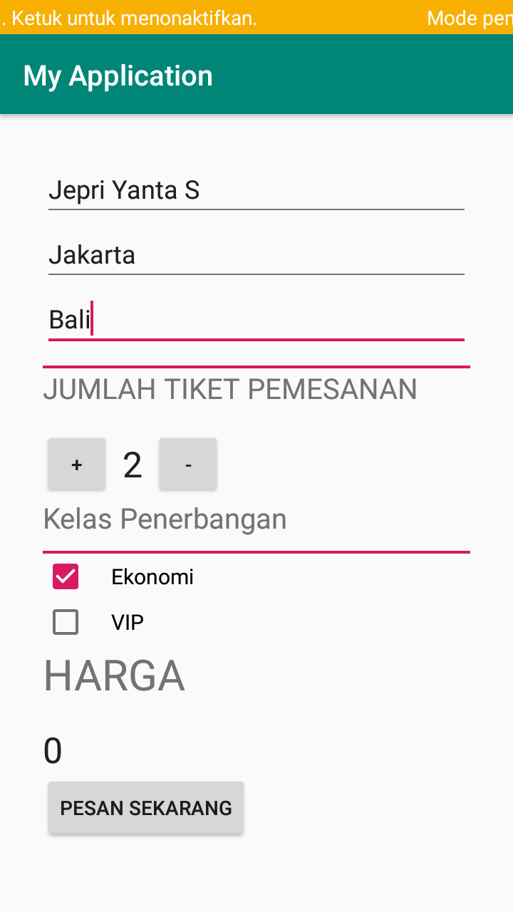 Membuat Aplikasi Tiket Pesawat Dengan Android Studio
