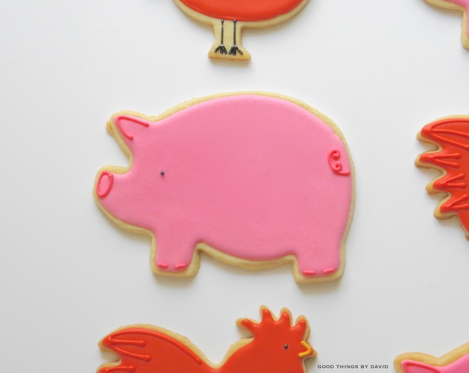 'The Little Red Hen' Sugar Cookies