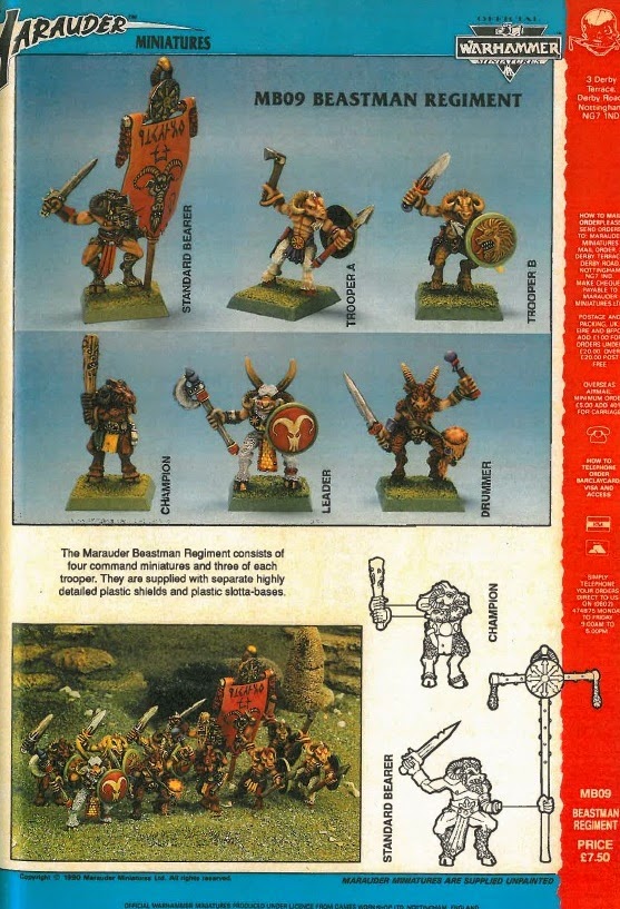 Realm of Chaos 80s: Acceptable in the '80s: Marauder Beastmen