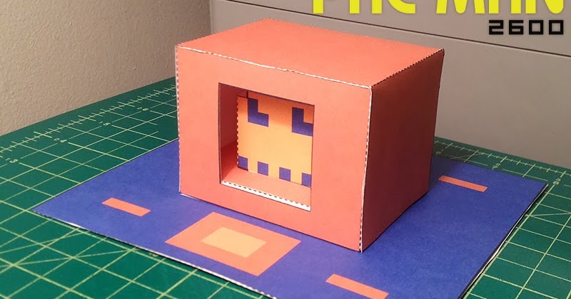 PAC-MAN 2600 Paper Toy ~ Paperkraft.net - Free Papercraft, Paper Model ...