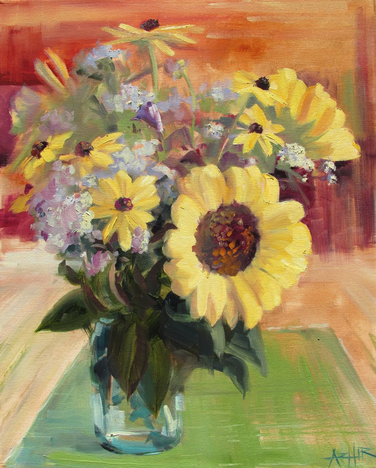 The Alchemy of Art: August Flowers