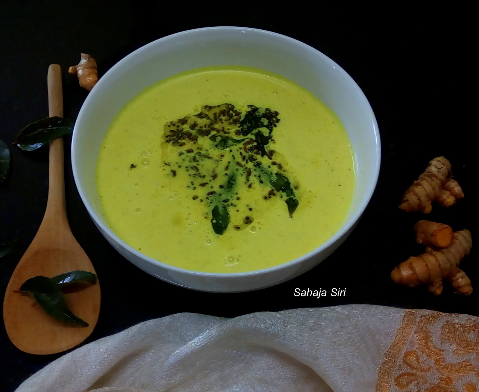 Fresh Turmeric Tambuli/ Curcuma Tambli /Haladi Tambuli