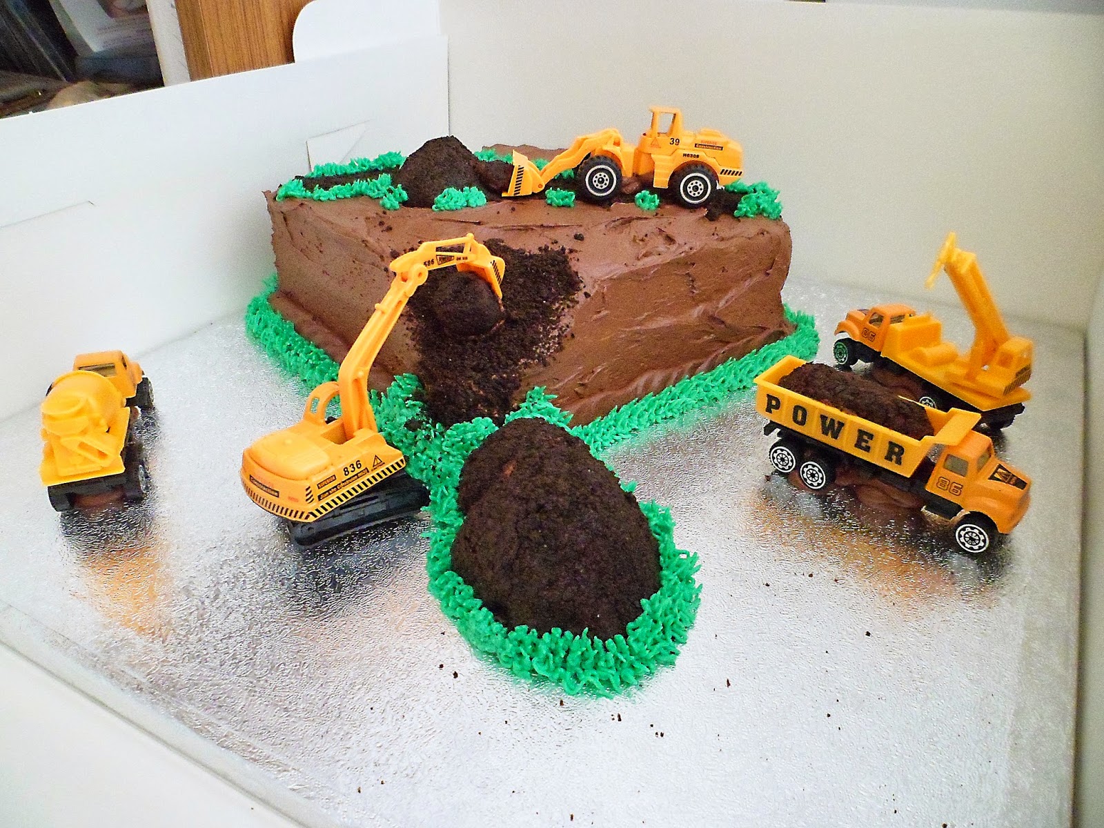 Construction Site Cake