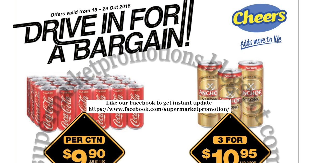 Cheers Promotion 16 - 29 October 2018 ~ Supermarket Promotions