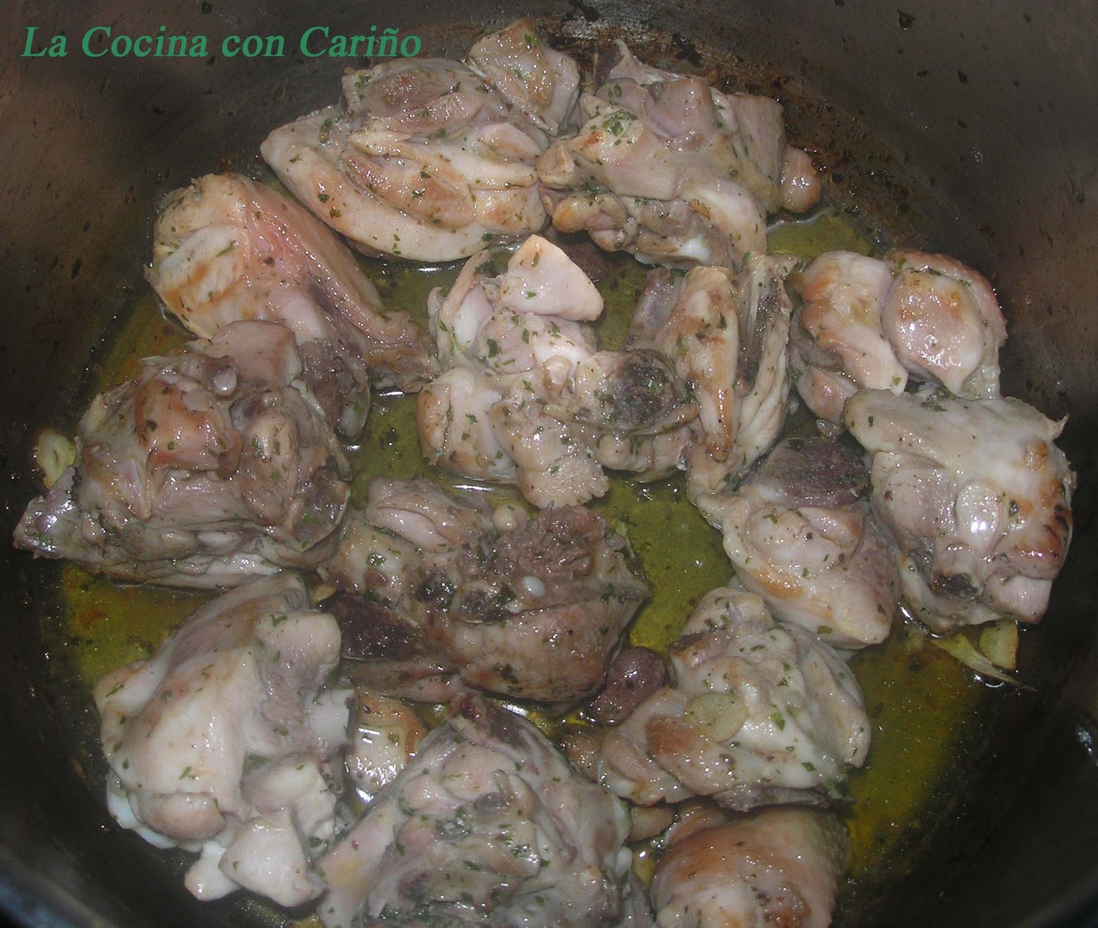 RECETA DE POLLO AL AJILLO EN SALSA