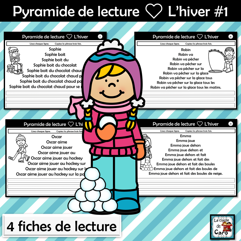 la classe de caro.: Pyramide de lecture L’hiver #1