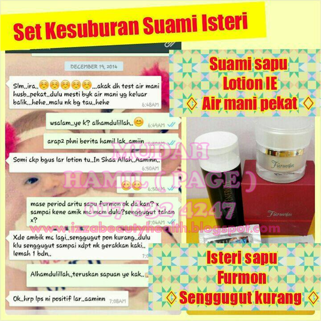 ♥ Rahsia Kecantikan Abadi ♥: ♥ TESTIMONI TERBARU FURMON ♥