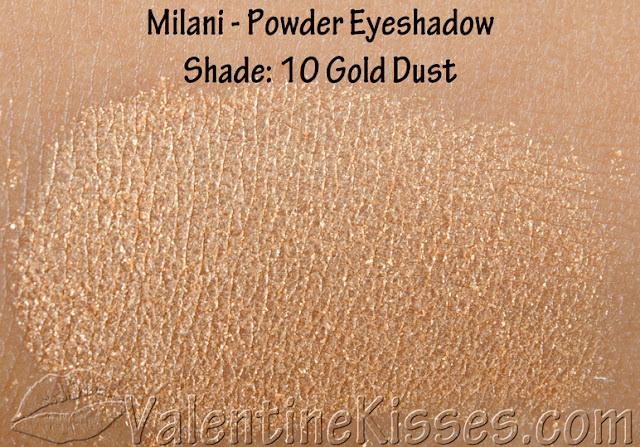 Valentine Kisses: Milani Powder Eyeshadow, 12 shades - swatches, pics ...
