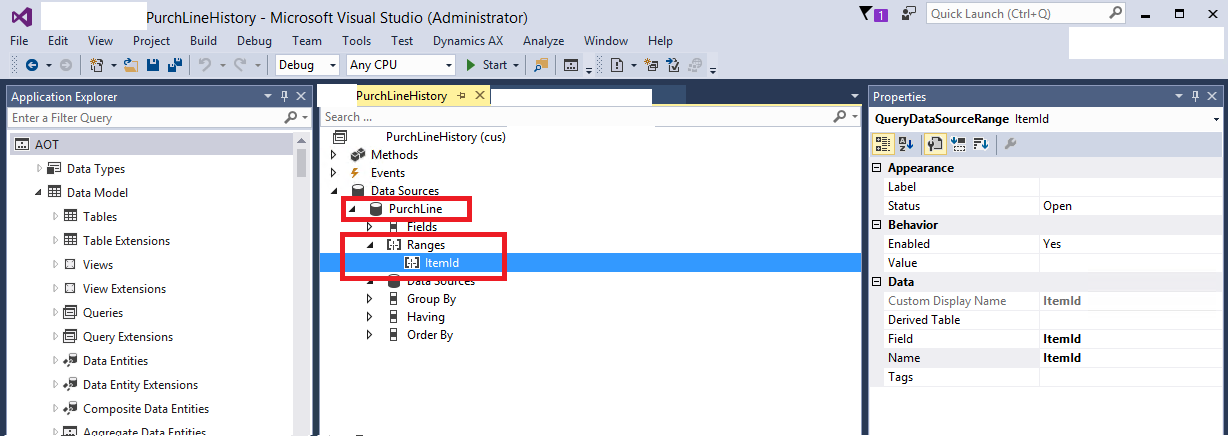 New Form for Items purchase history in purchase order form in AX ...