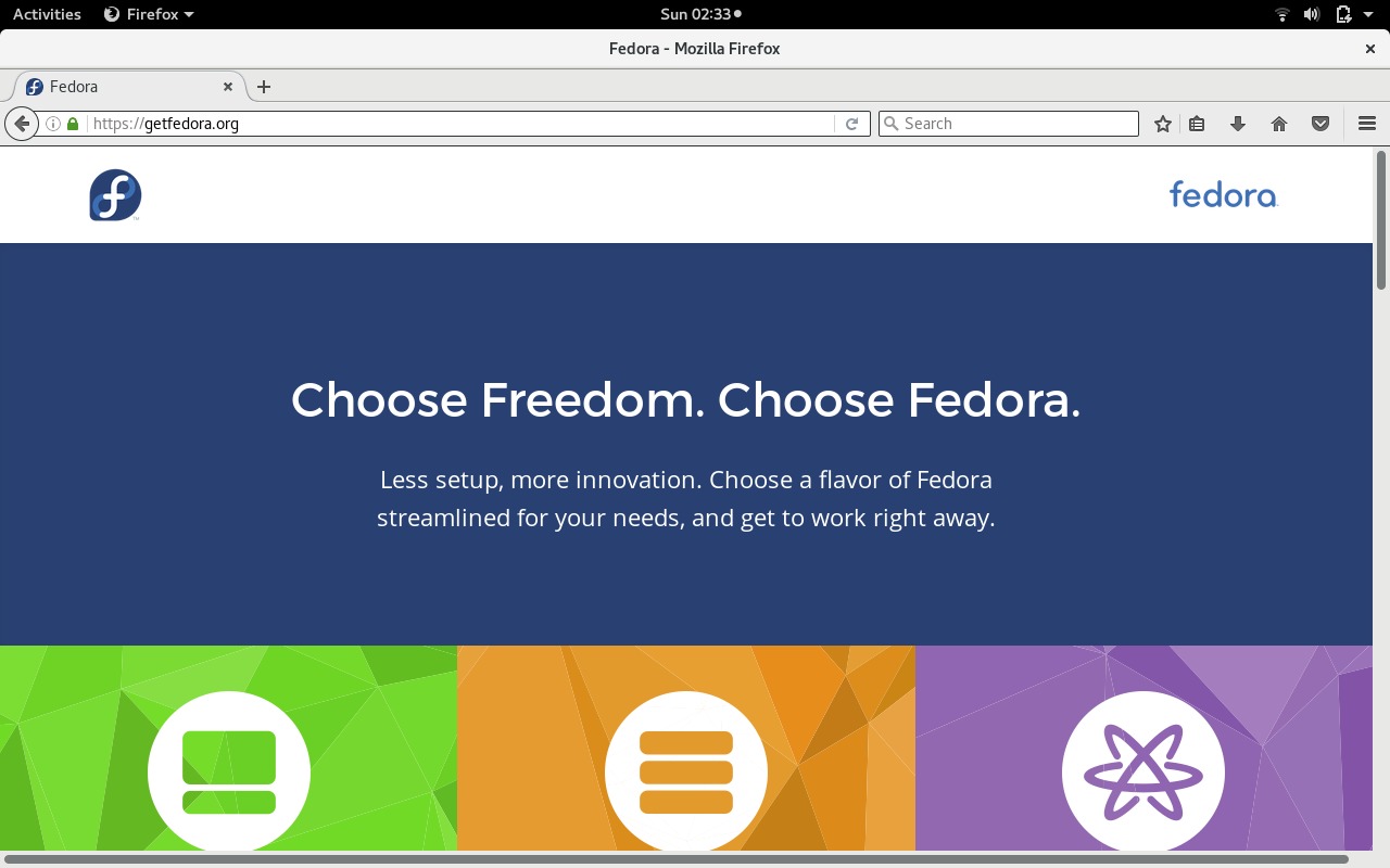 Fedora 25 Workstation screenshots - DistroScreens
