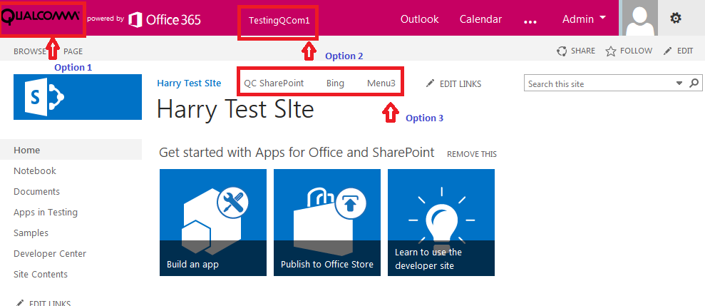 SharePoint Connoisseur: Options and tips to customize the Office365 ...