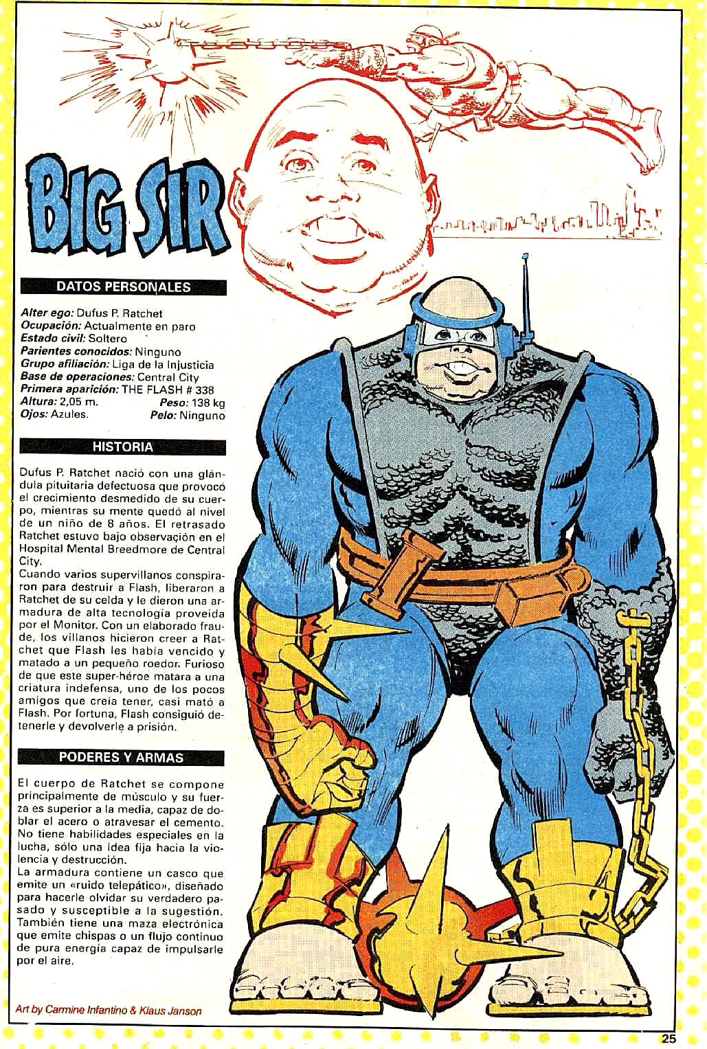 Fichas de Superheroes Marvel y DC: Gran Señor