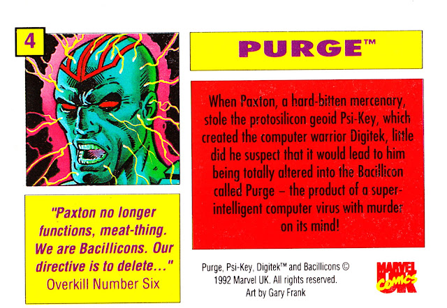 STARLOGGED - GEEK MEDIA AGAIN: 1992: OVERKILL TRADING CARD COLLECTION ...