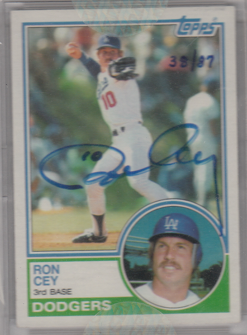 Dodgers Blue Heaven: Auto Collection: Ron Cey- An Originals Auto