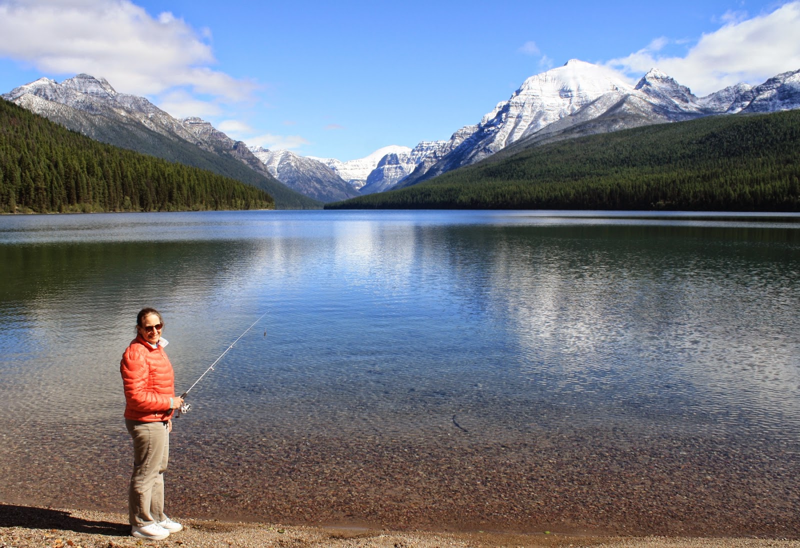 Living and Dyeing Under the Big Sky: Bowman Lake in Glacier National Park