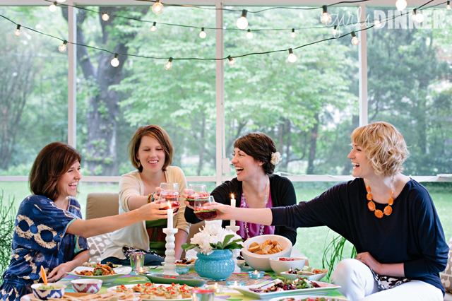 Because It's Awesome: girls dinner // summer tapas party