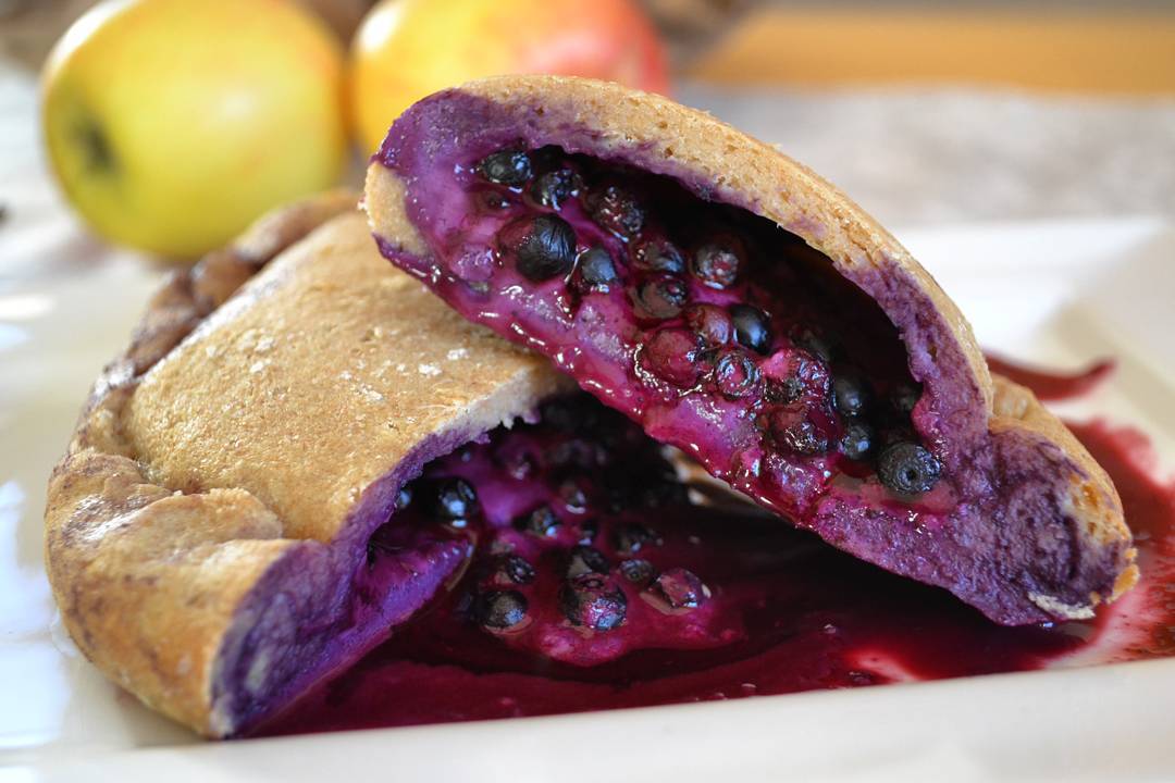 healthy eatspiration: Blaubeer - Topfentaschen
