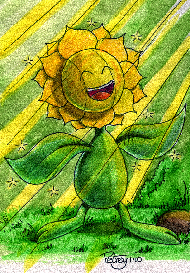 Pokémon by Review: #191 - #192: Sunkern & Sunflora