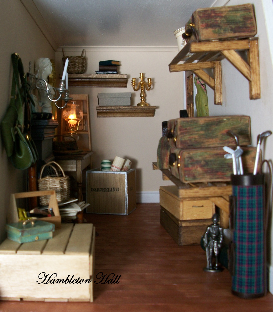 Hambleton Hall: The attic store room