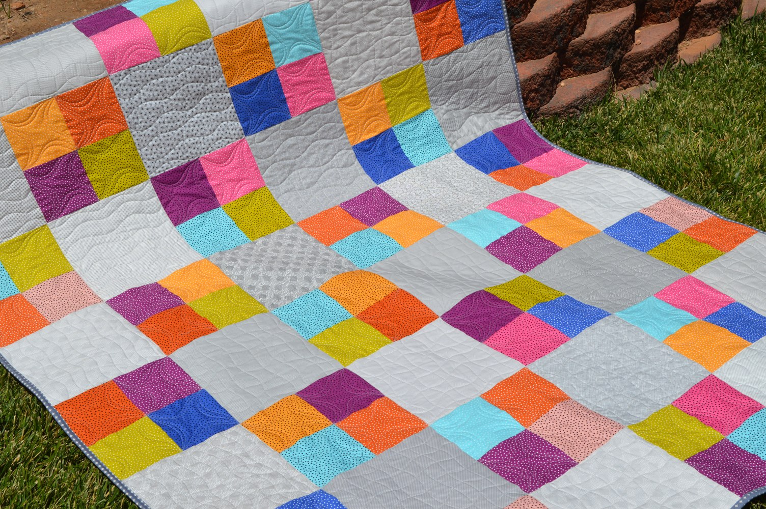 Happy Quilting: Layer Cake Checkmate Quilt