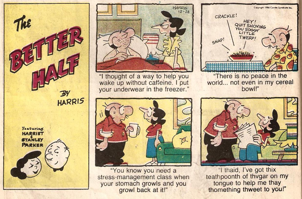 Sunday Comics Debt: The Better Half